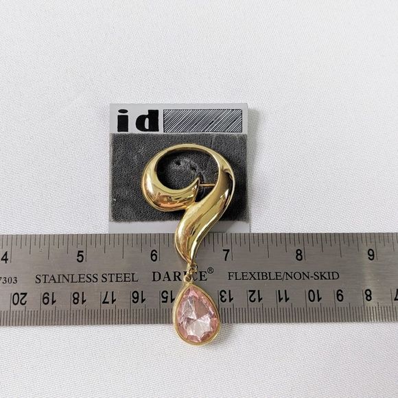 Vintage | Jewelry | Vintagequestion Mark Gold Tone Brooch New | Poshmark
